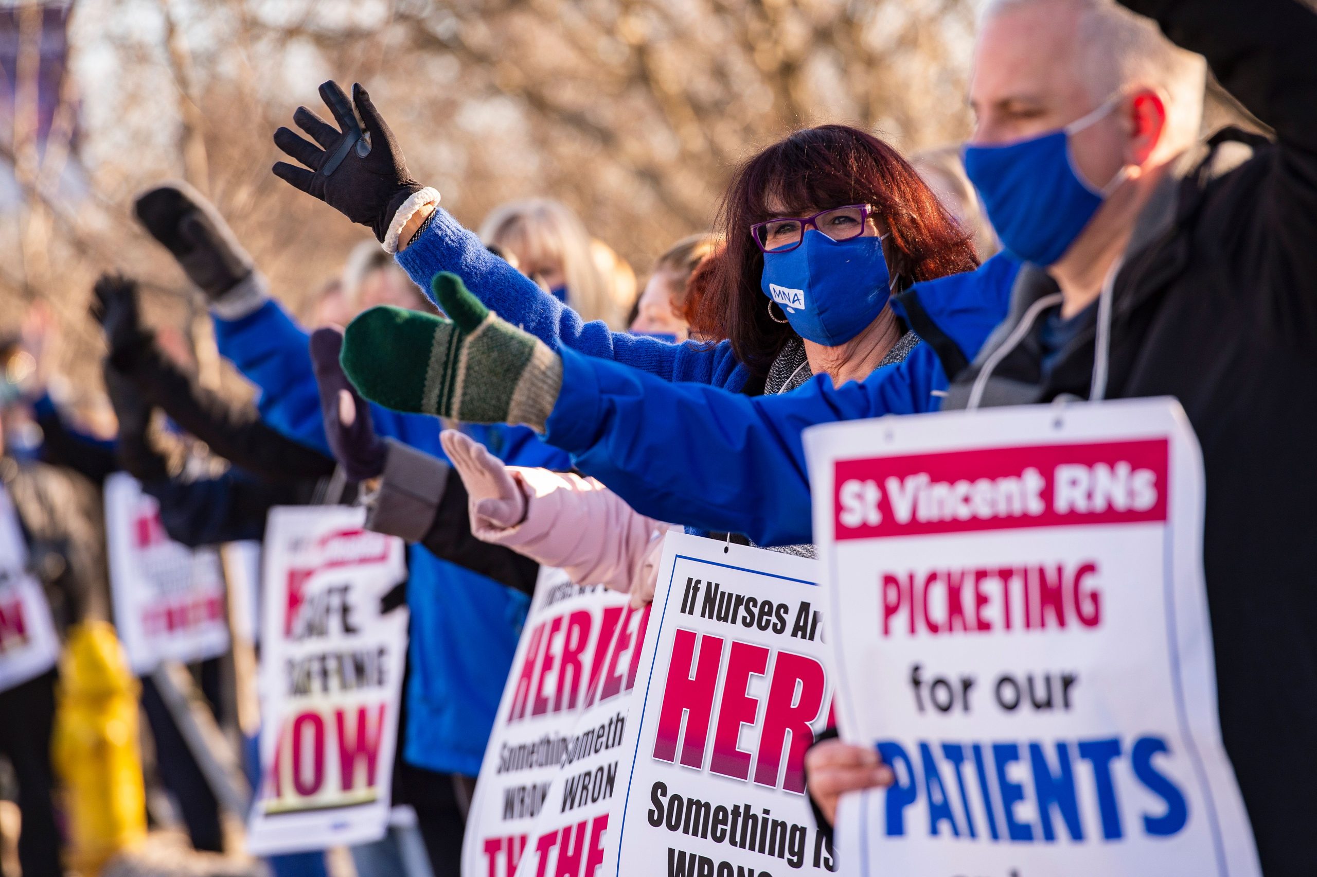 Striking nurses hold the line against investor-owned healthcare giant