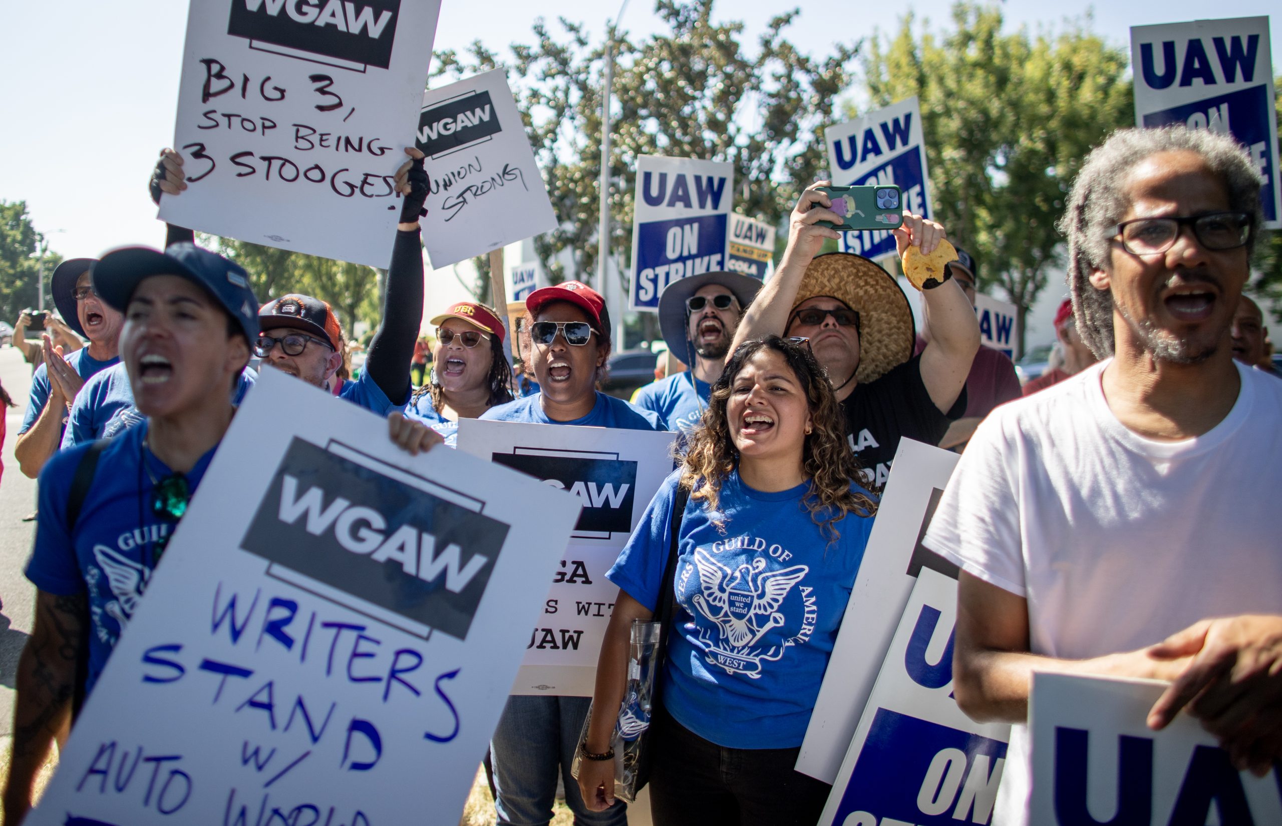 'This is history': UAW workers from the picket lines