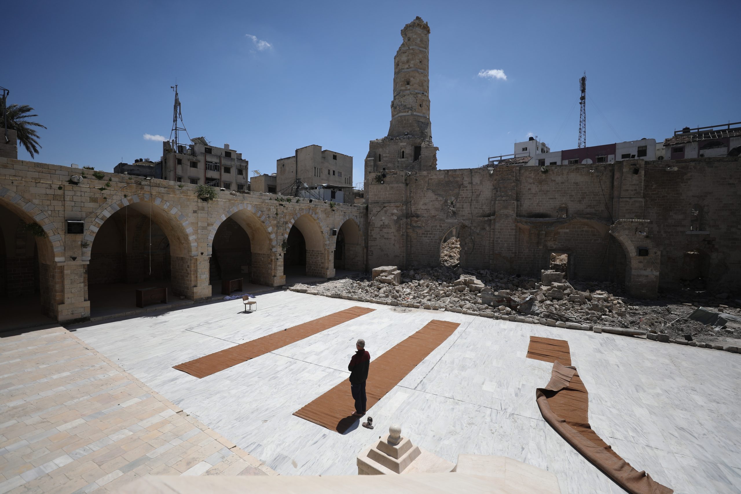 'Allah is sufficient for us': Worshipping in the ruins of Gaza's mosques