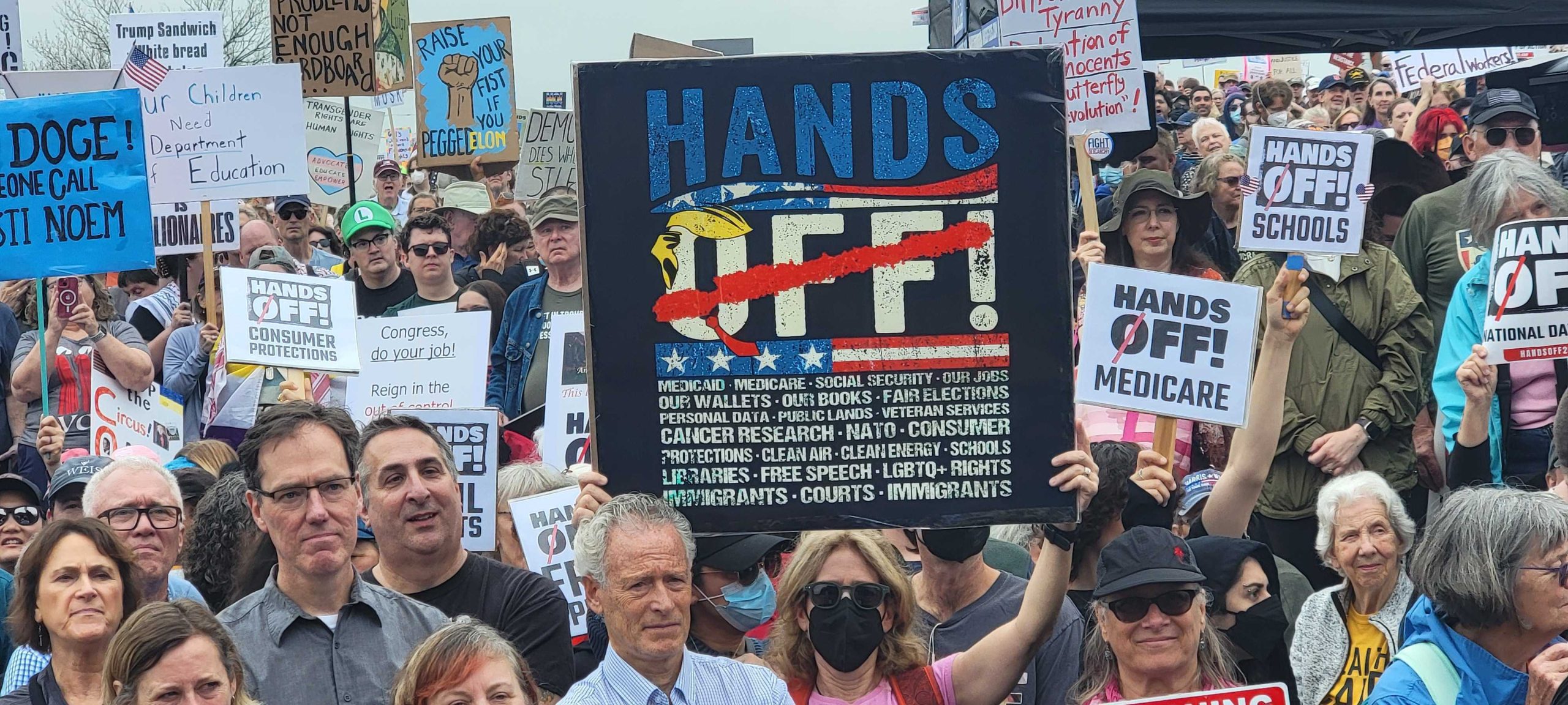 Hands Off! Trump-DOGE backlash packs DC