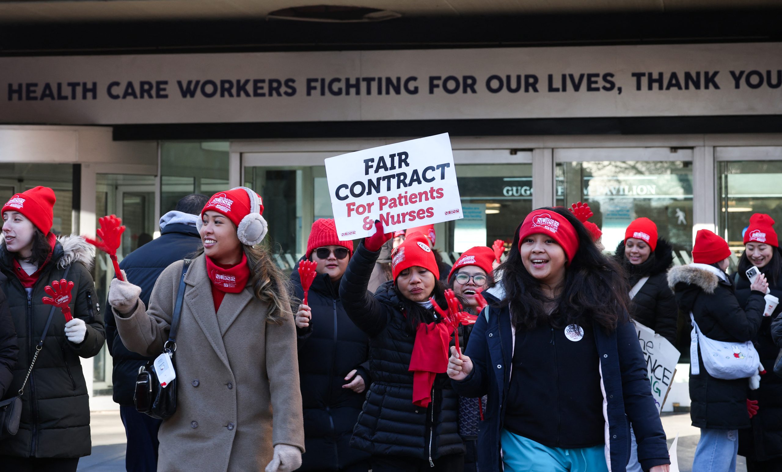 Largest nurses strike in NYC history as nearly 15,000 healthcare ...